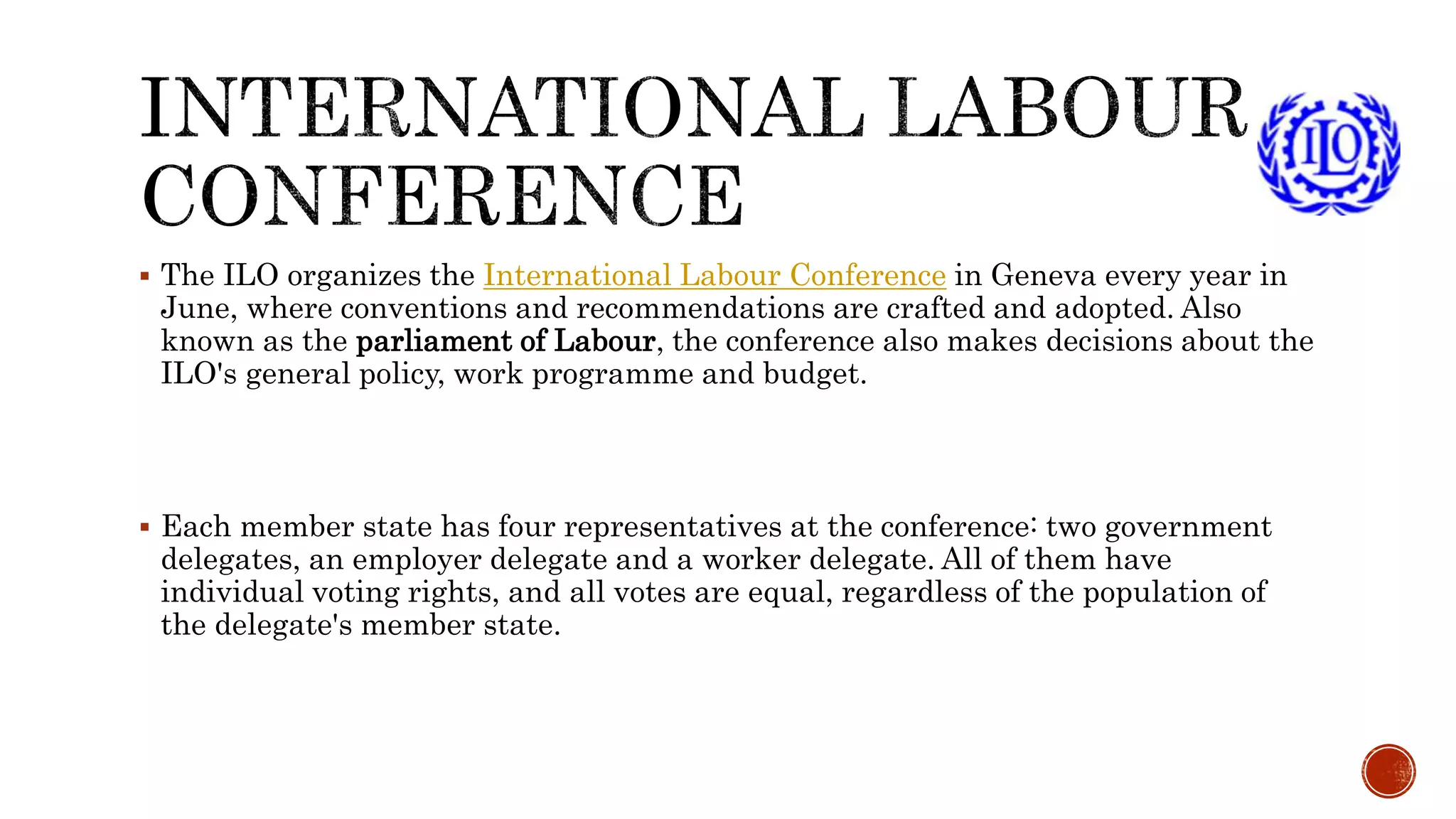 International labour organization | PPT