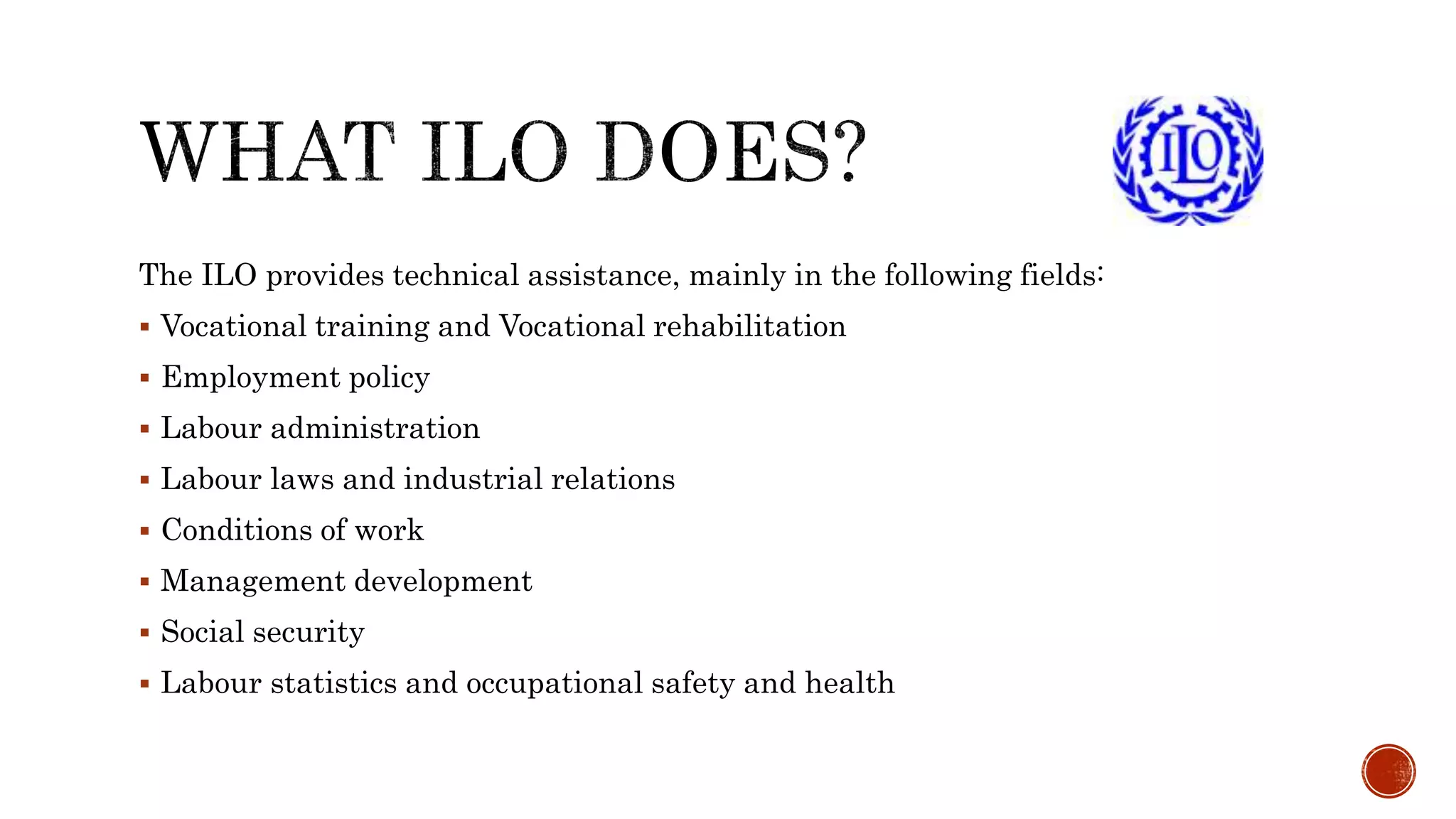 International labour organization | PPTX