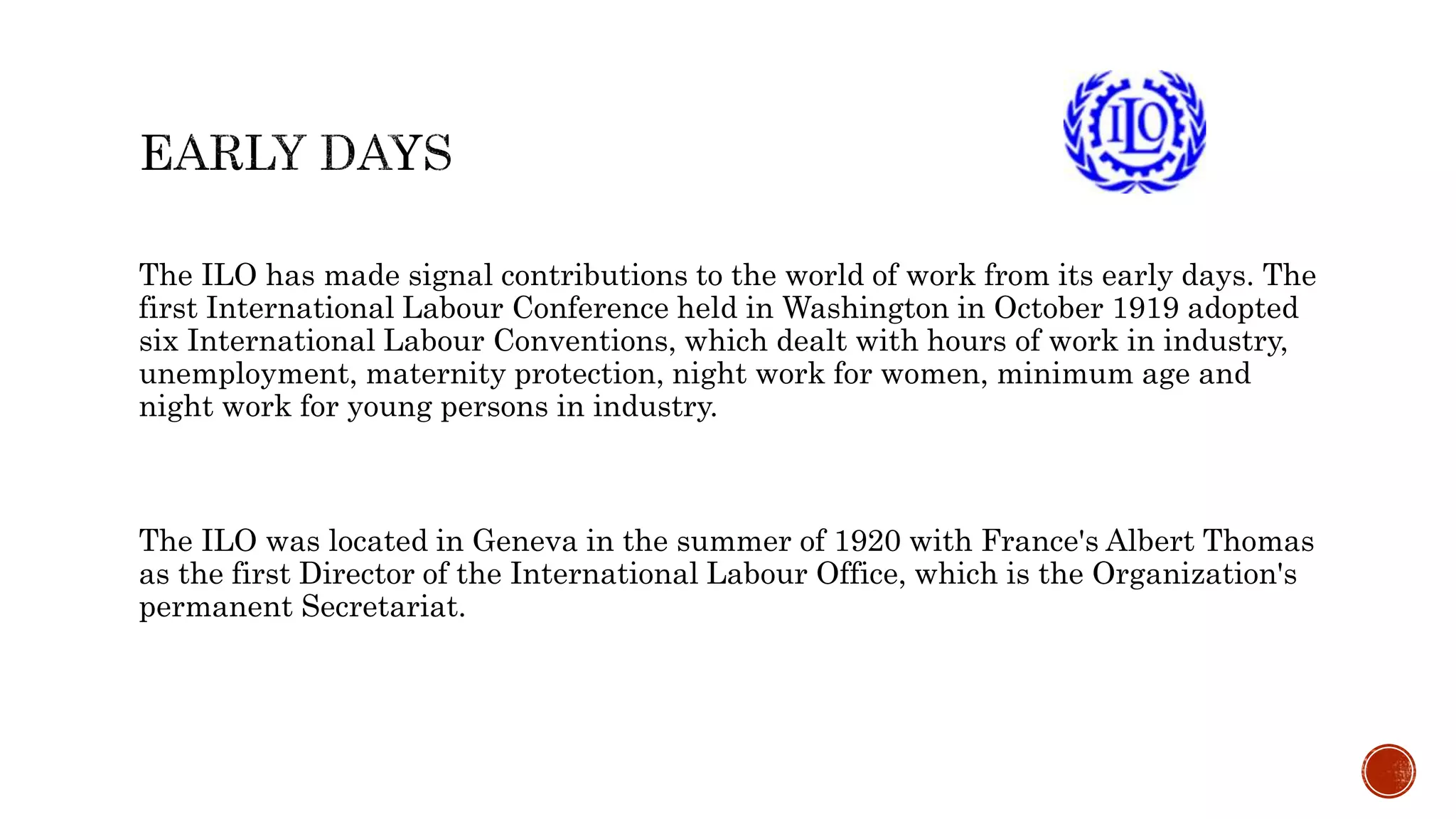 International labour organization | PPTX