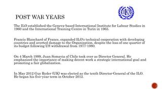 International labour organization | PPTX