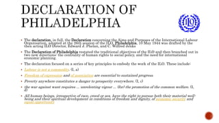 International labour organization | PPTX