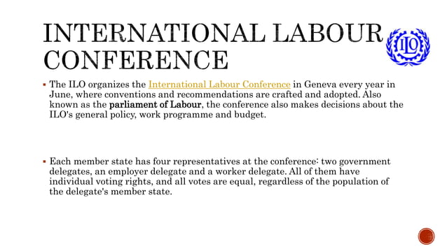 International labour organization | PPT