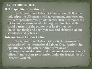 International labour organization | PPT