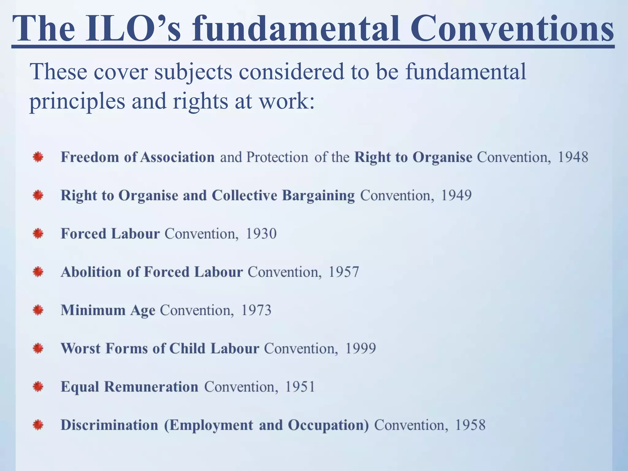 International Labour Organization(ILO) | PPTX