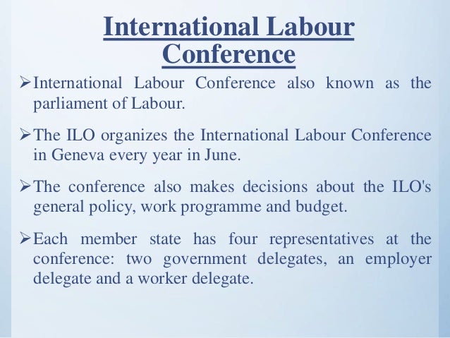International Labour Organization(ILO)
