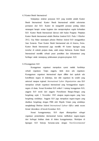 International labour organizattion (ilo) | PDF