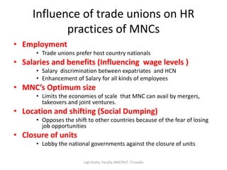 International labour relations | PPTX