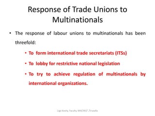 International labour relations | PPTX