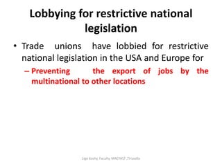International labour relations | PPTX