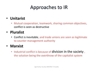 International labour relations | PPTX