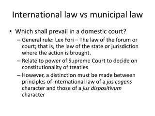 International law aug 28 | PPTX