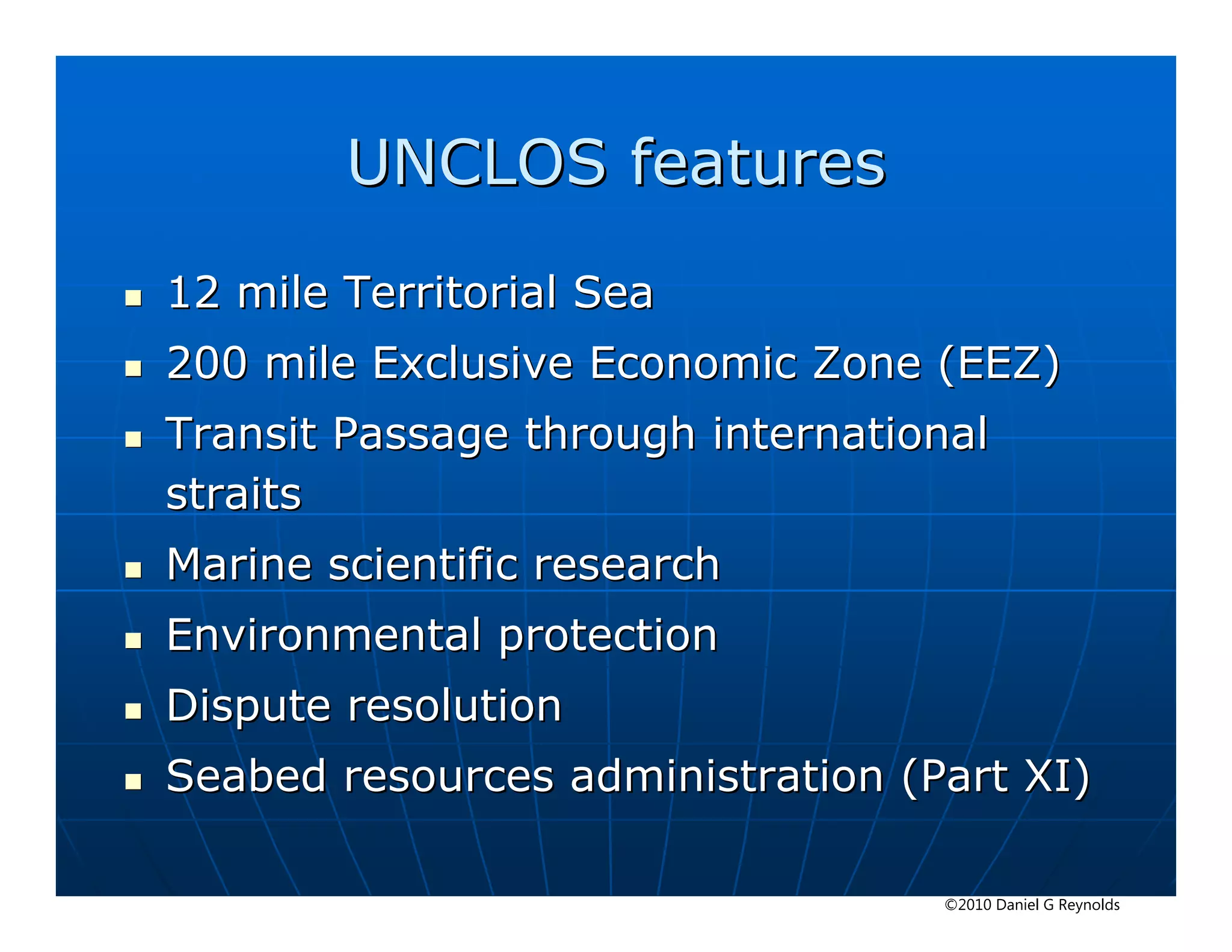 International law for deep sea mineral resources - presentation | PDF