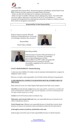 International law notes | PDF