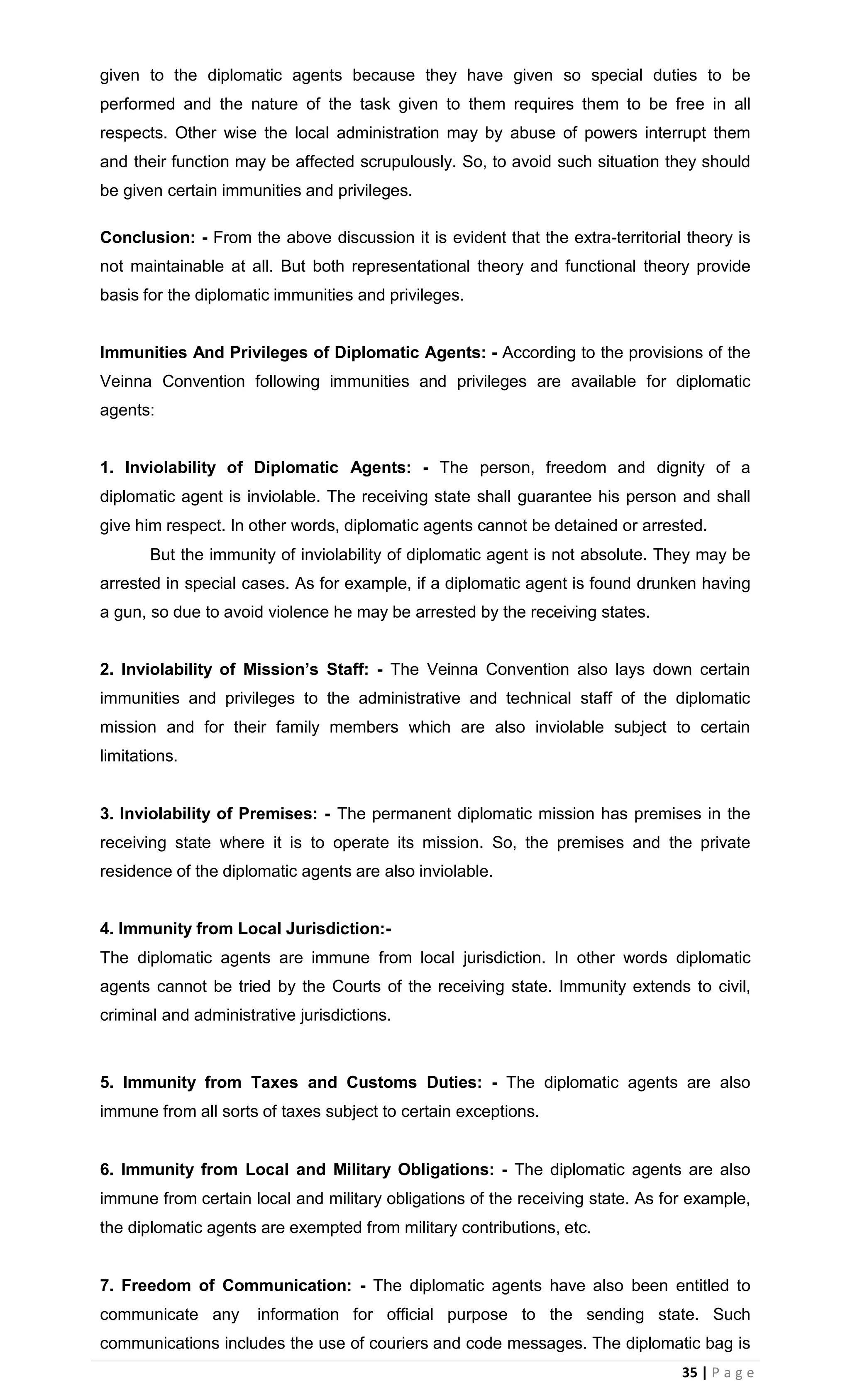 International Law Short Study Notes | PDF