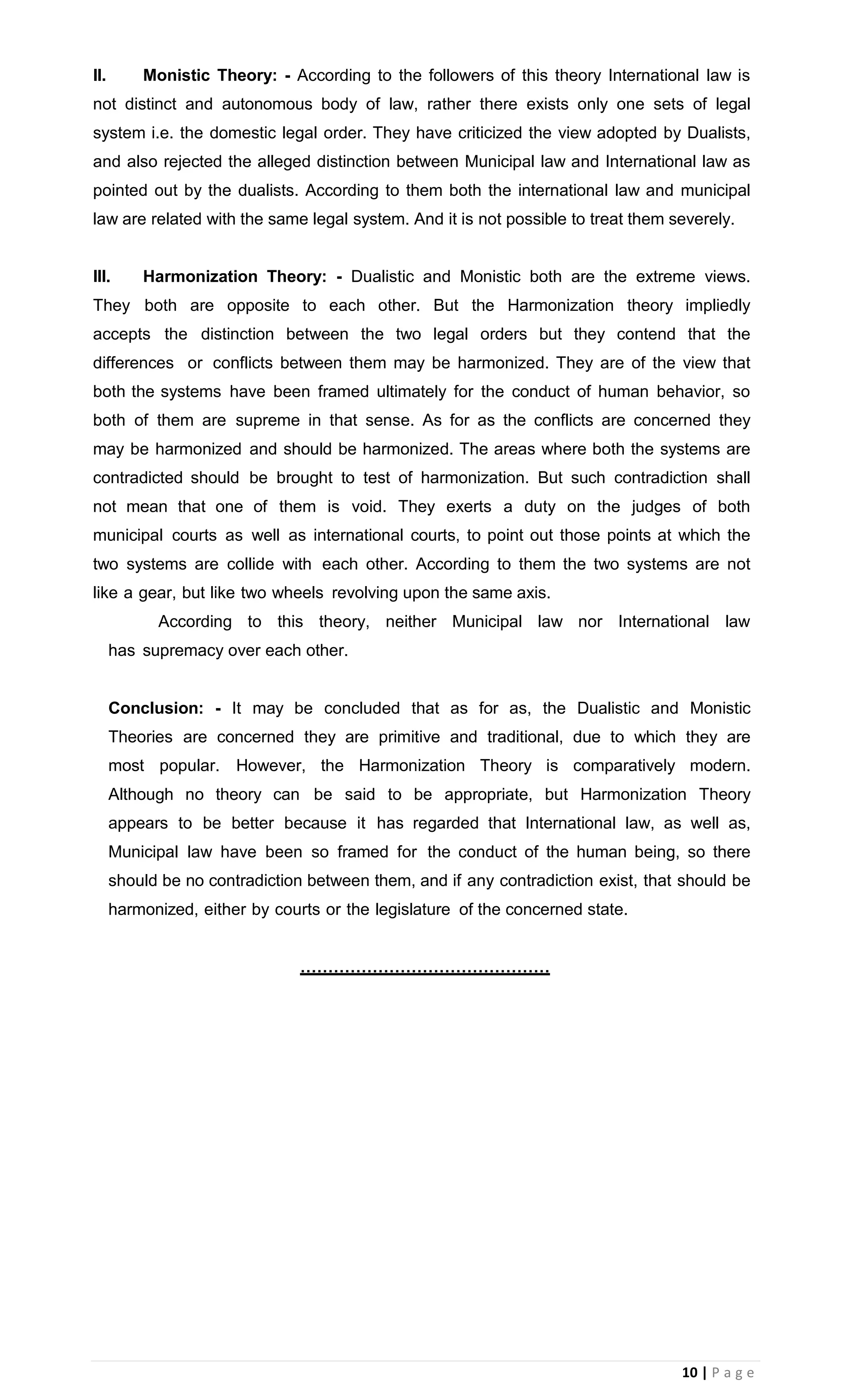 International Law Short Study Notes Pdf