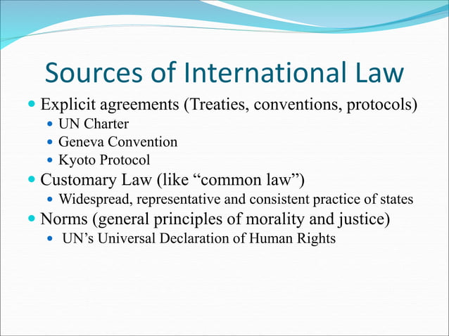 International Law PPT define the source.ppt