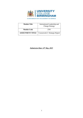 International Leadership and Change Strategy.docx