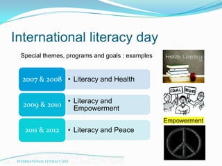 International literacy day | PPTX