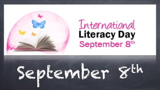 International literacy day - 8th September | PDF
