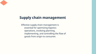 International Logistics.pptx international business | PPTX