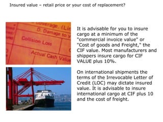 International Logistics - Insurance And Labelling | PPTX