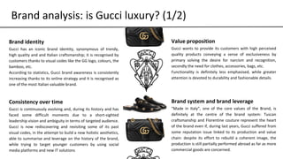 Gucci: Brand Analysis | PDF