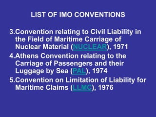INTERNATIONAL MARITIME CONVENTIONS.ppt