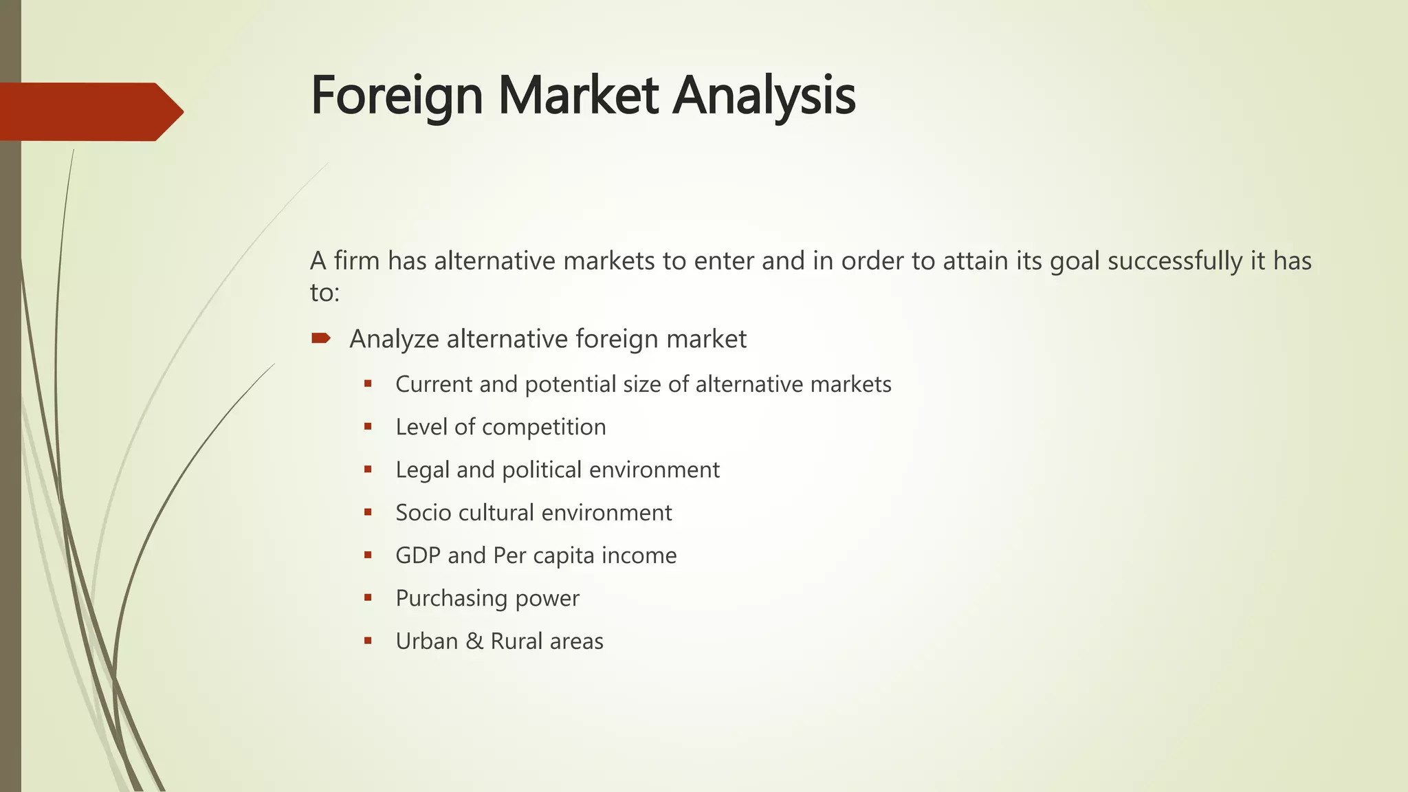 International market entry strategies By mrittika wahid | PPTX ...