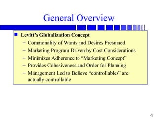International marketing management and strategy ppt | PPT