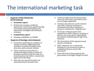International marketing 1 | PPTX