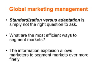 International marketing (6) | PPT