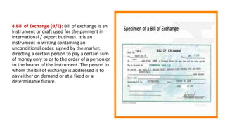 LIST OF DOCUMENTS AND PROCEDURE OF EXPORTS | PPTX