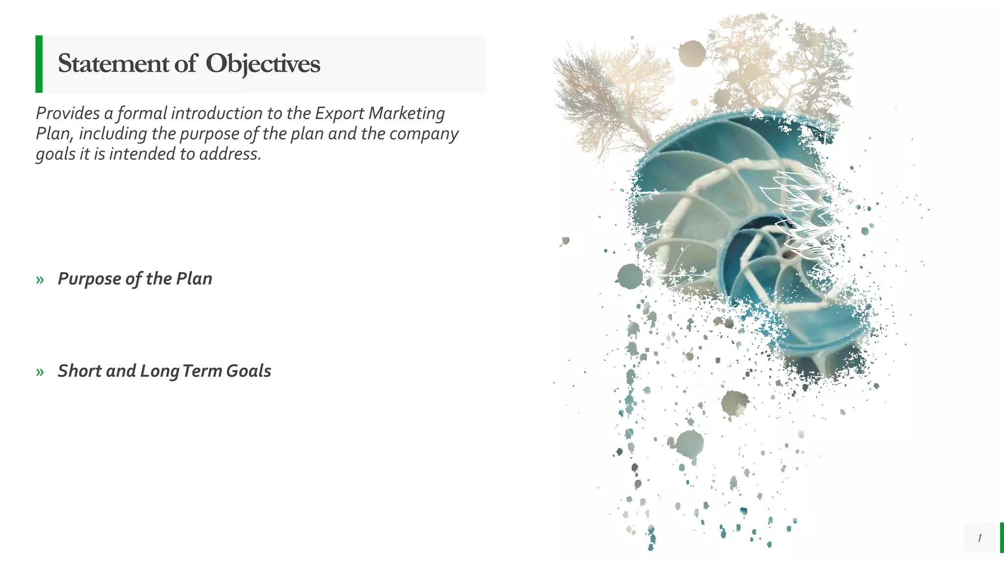 INTERNATIONAL MARKETING Export Market Plan .pptx