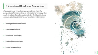 INTERNATIONAL MARKETING Export Market Plan .pptx