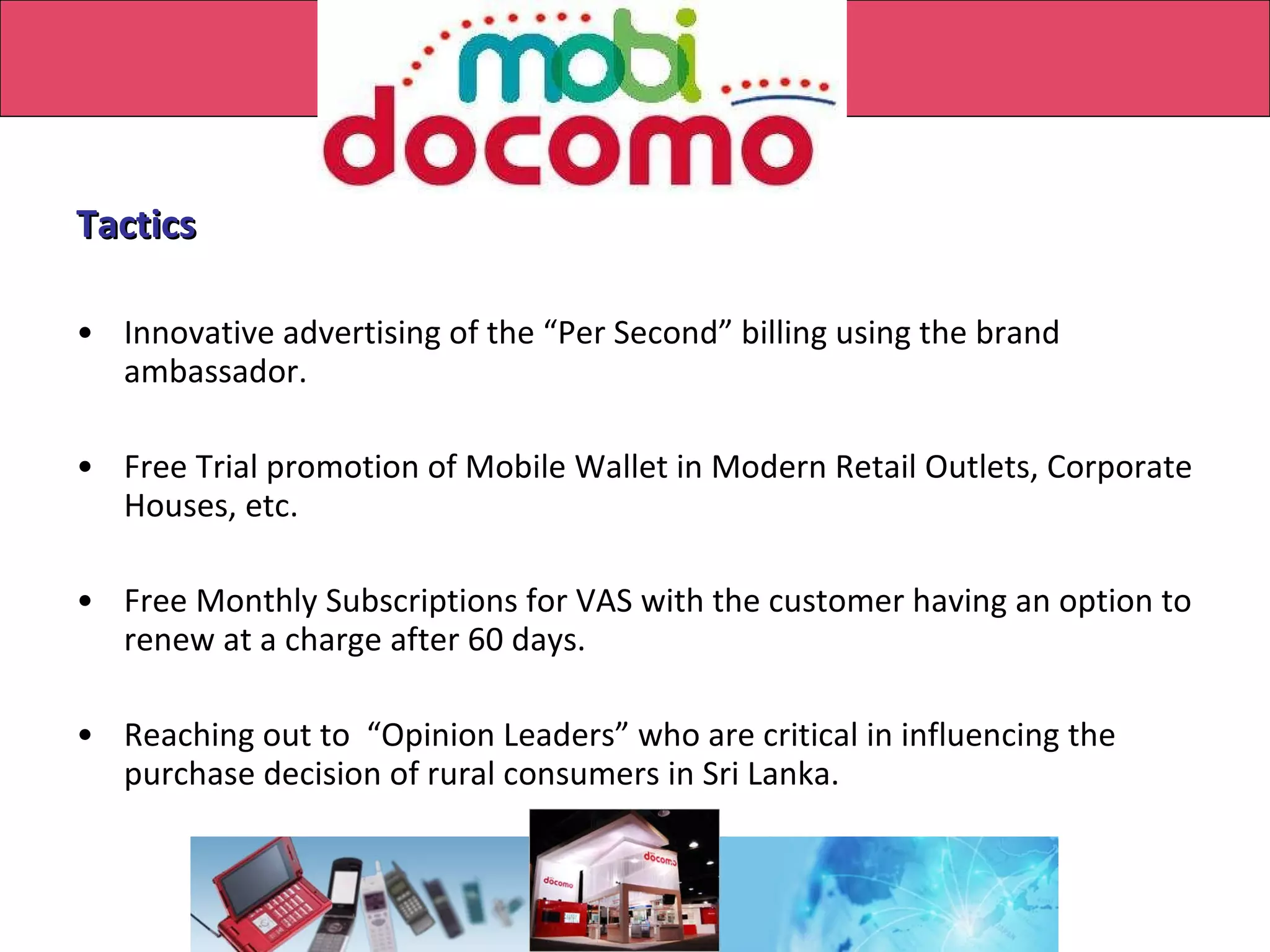 Launching Docomo in Sri Lanka | PPT