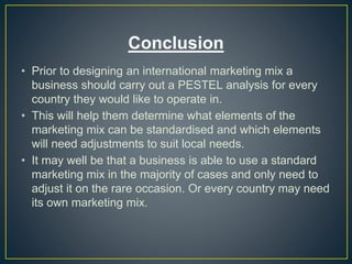 International marketing | PPT