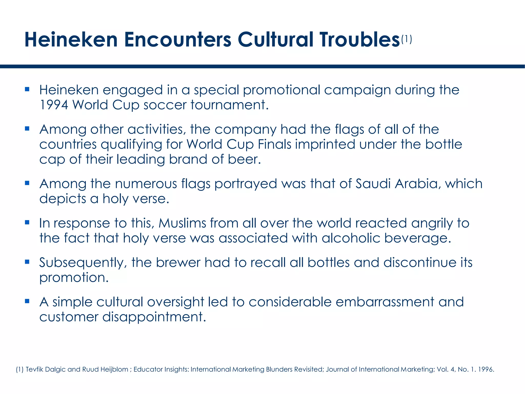 International marketing mistakes related to culture | PPTX