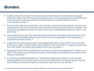 International marketing mistakes related to culture | PPTX