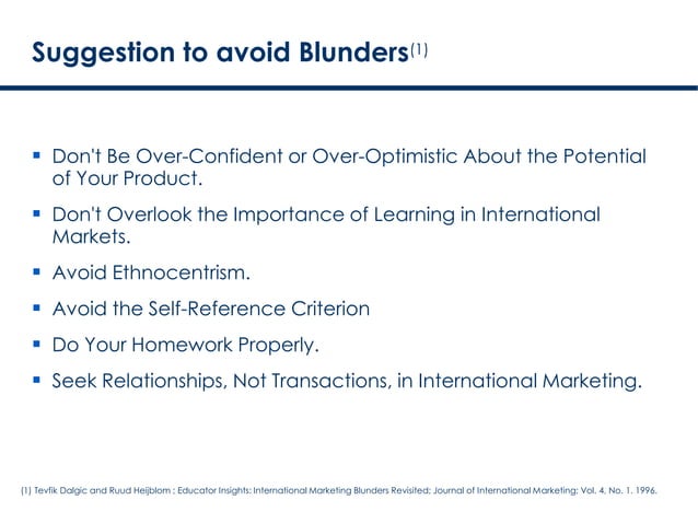 International marketing mistakes related to culture | PPTX | Business ...