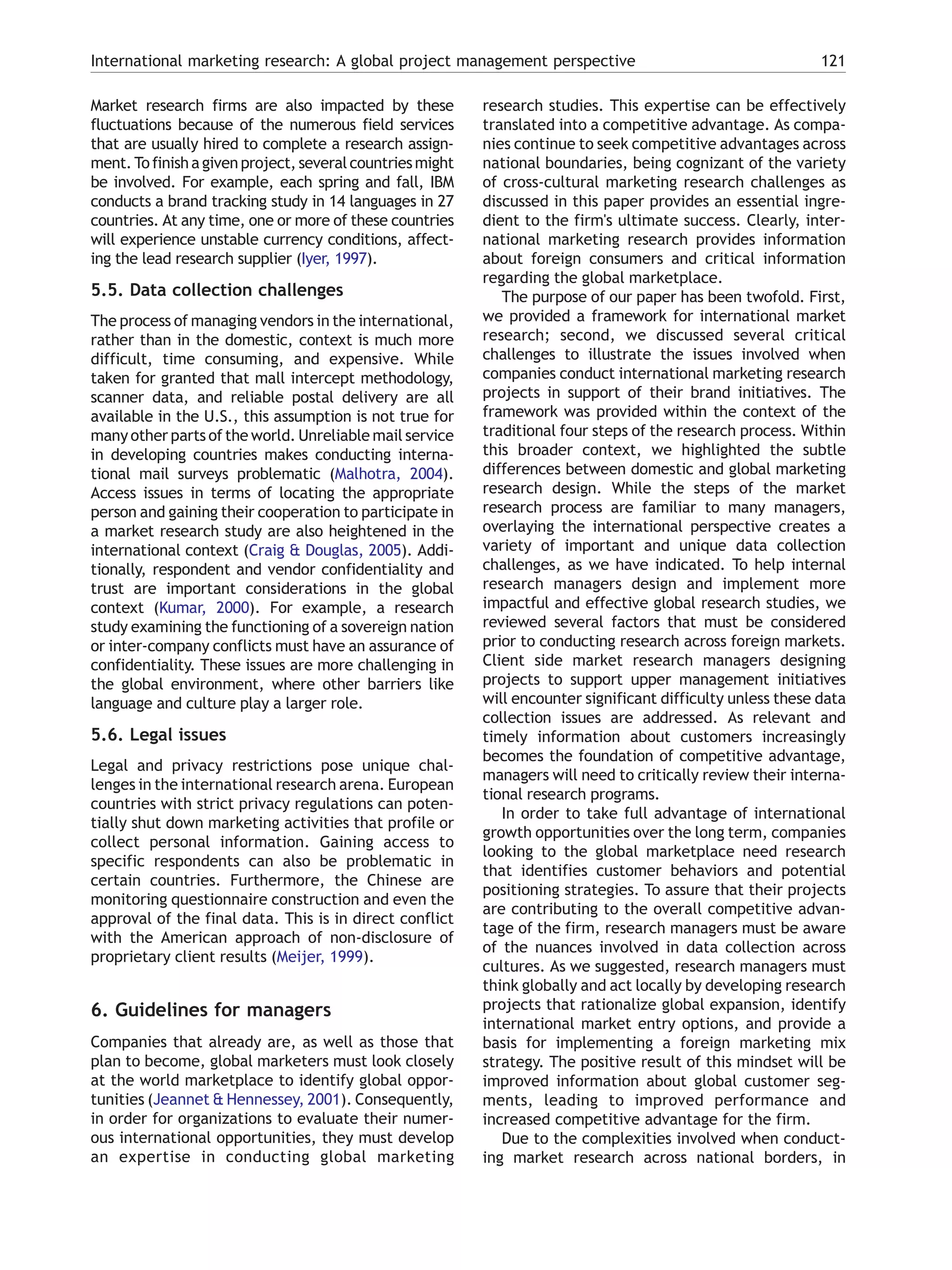 International marketing research | PDF