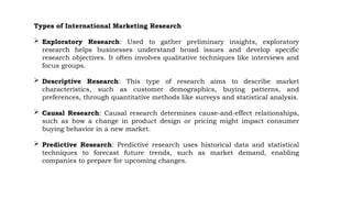 International Marketing Research, Nature and Scope of IMR ...