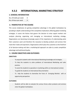 International marketing strategy | PDF