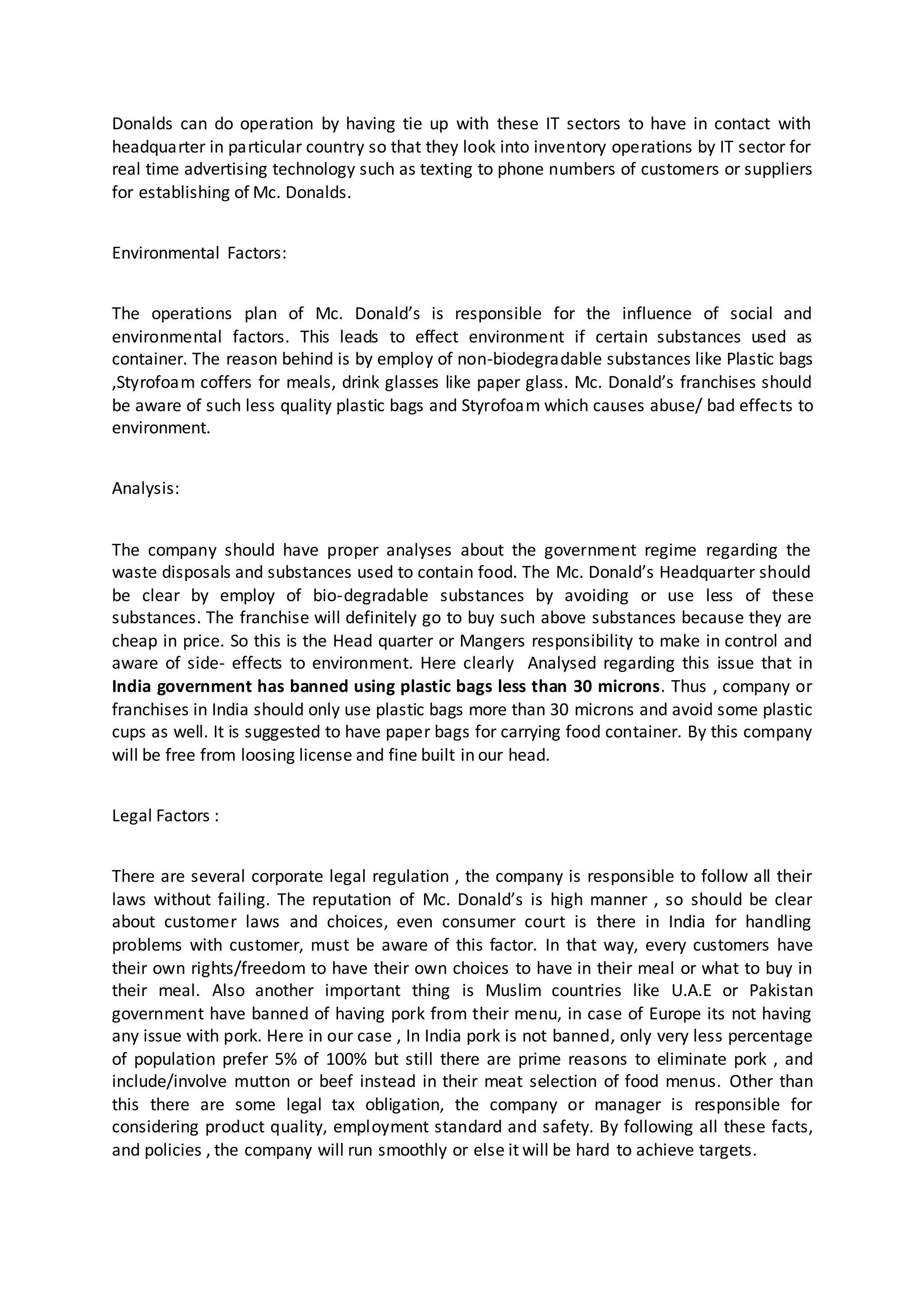 International marketing strategy (assignment) , ICM,U.K | PDF