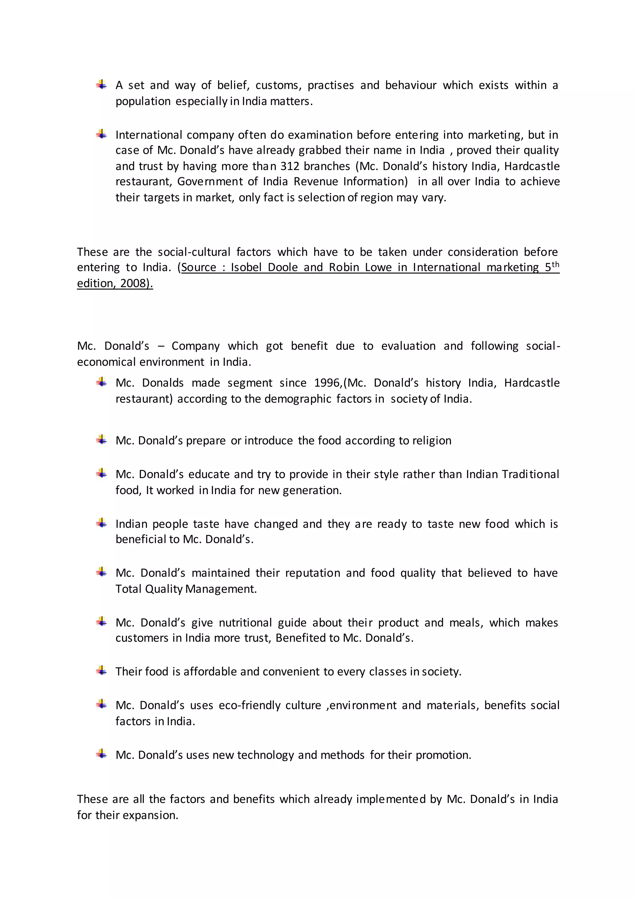 International marketing strategy (assignment) , ICM,U.K | PDF