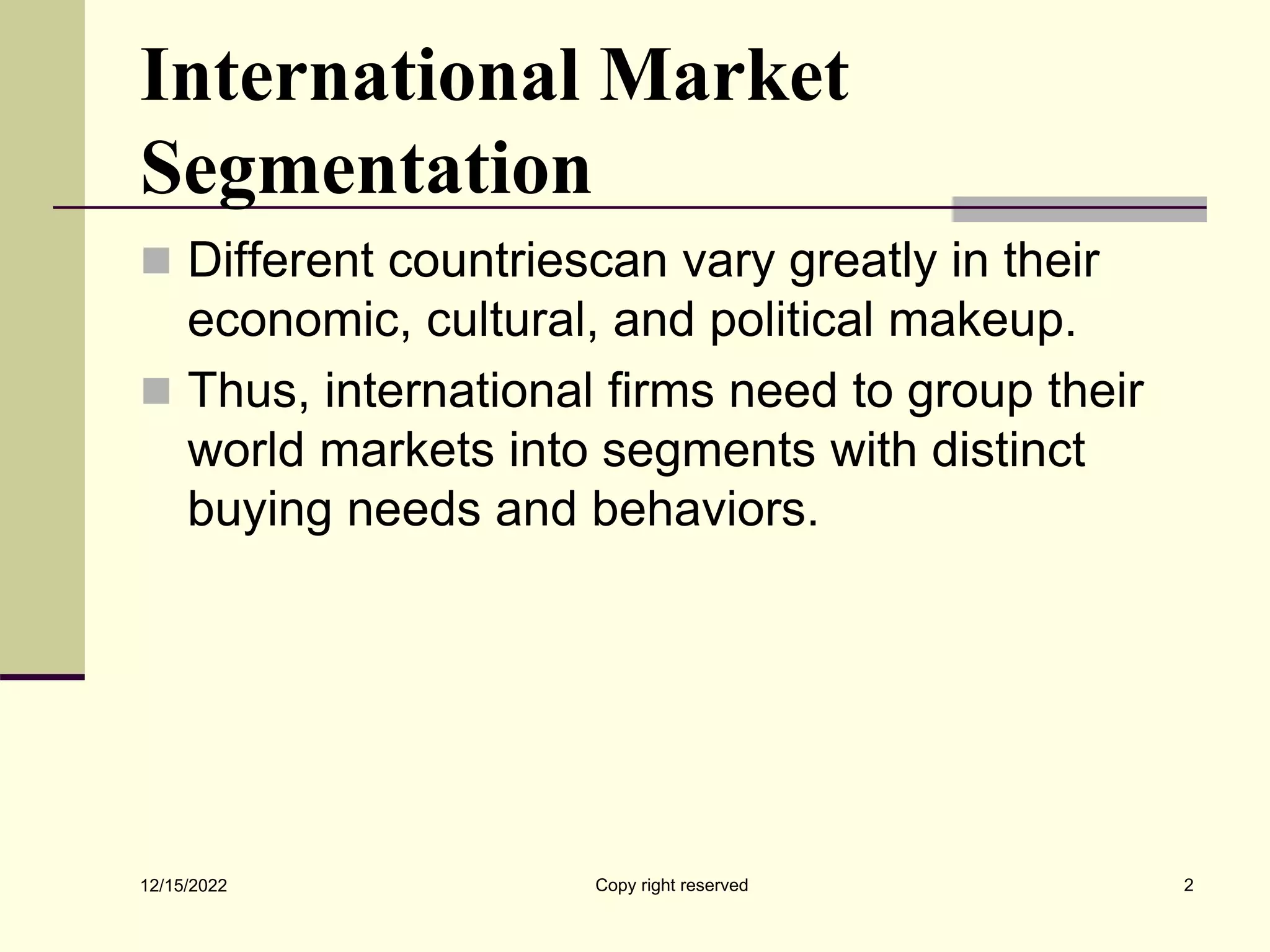 International market segmentation.ppt