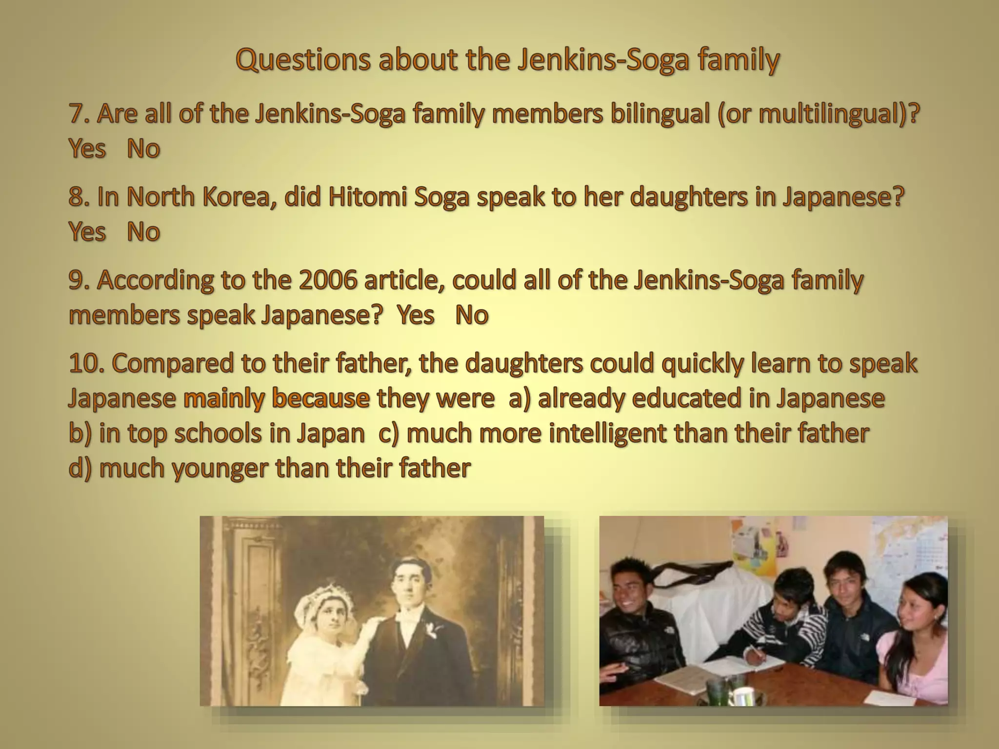 International Marriage and Bilingualism | PPTX | Marriage and Civil Unions | Family and ...