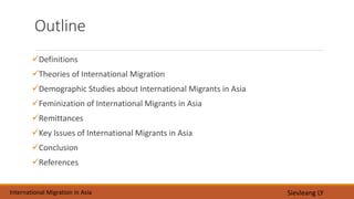 Case Study of International Migration in Asia | PPTX