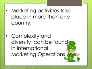 International Marketing: An Introduction | PPTX