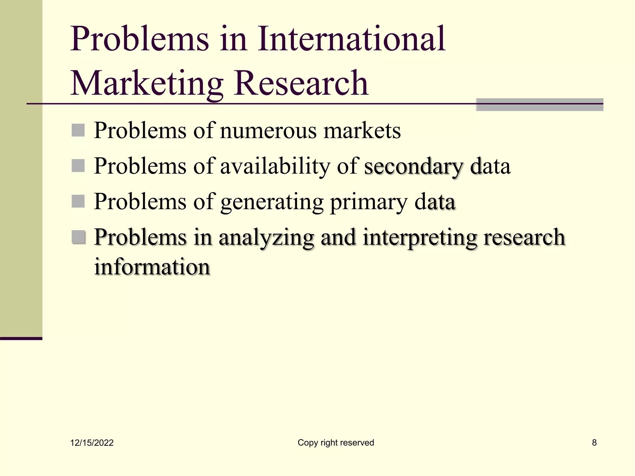 International Marketing Research | PPT