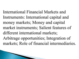 International Monetary and Financial System.pptx | Free Download